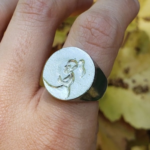 Orcish Princess Wax Seal Signet Ring - Etsy
