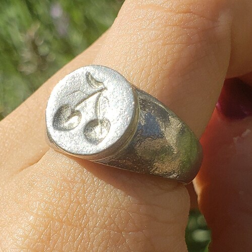Fire Fern Wax Seal Signet Ring - Etsy