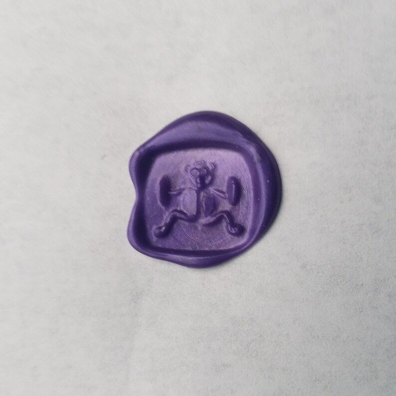 Cymbal Monkey Wax Seal Signet Ring - Etsy
