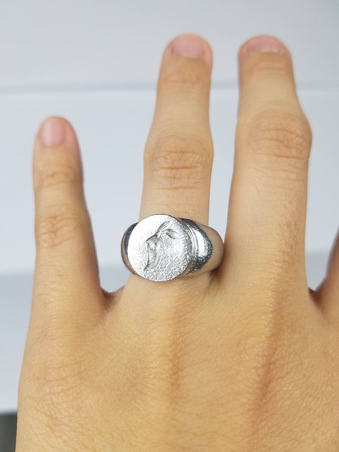 Chili Pepper Wax Seal Signet Ring - Etsy