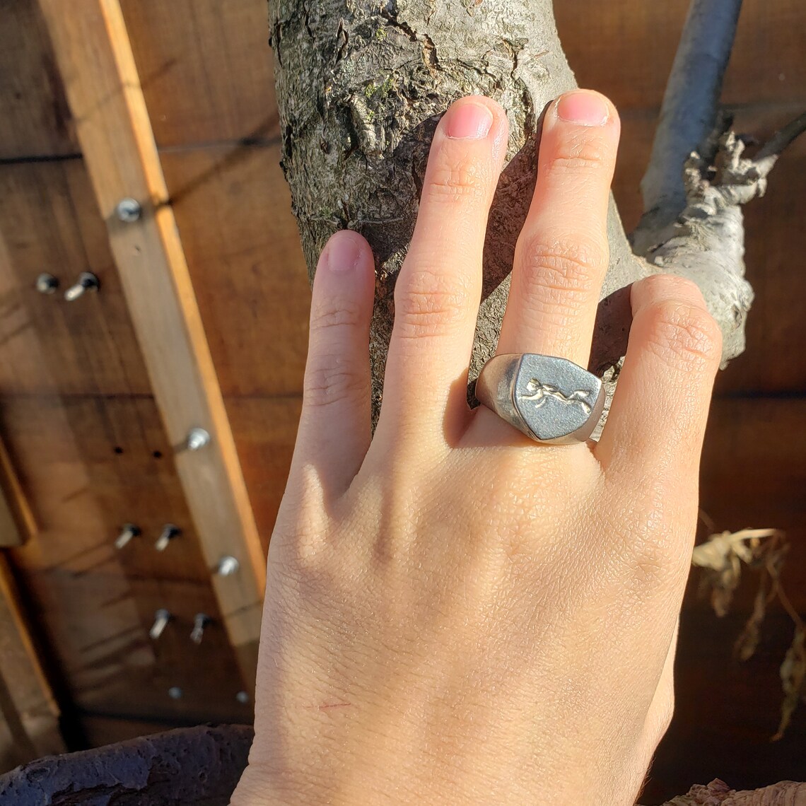 Scuba Diver Wax Seal Signet Ring - Etsy