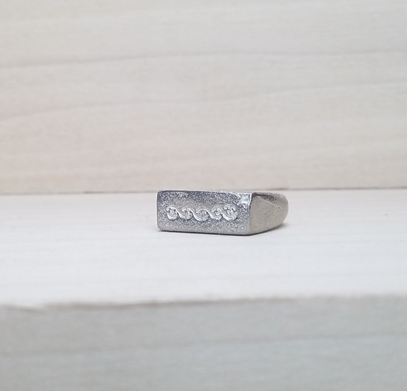 DNA Mutation Wax Seal Signet Ring | Etsy