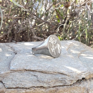 Centaur Archer Wax Seal Signet Ring - Etsy