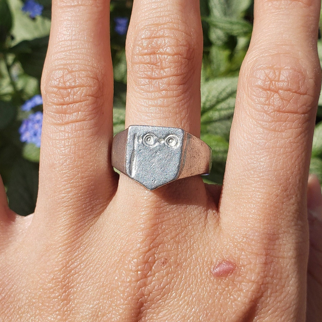 Opera Glasses Wax Seal Signet Ring - Etsy