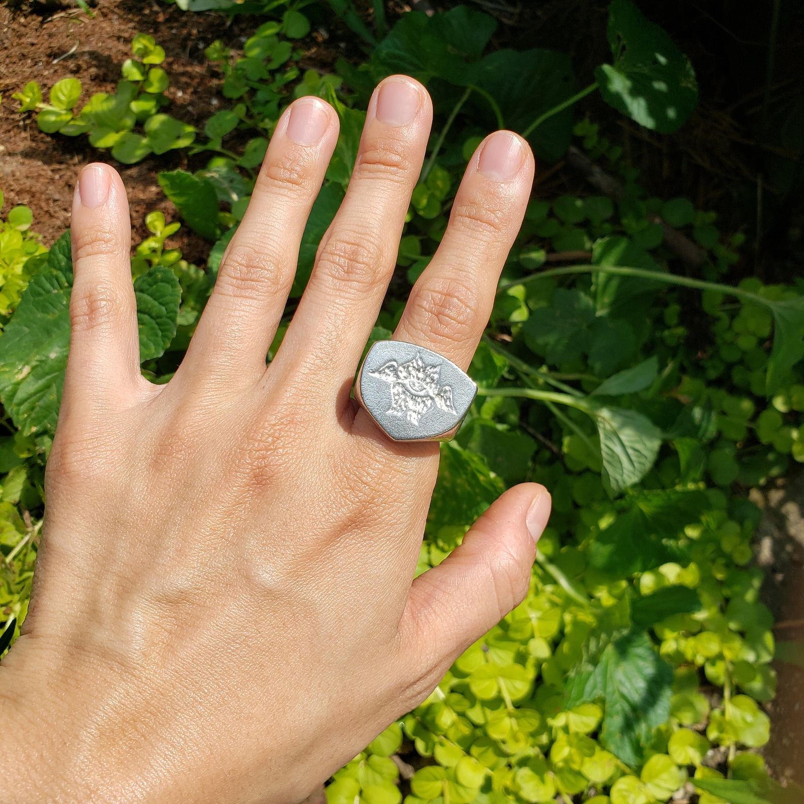 Seraphim Wax Seal Signet Ring - Etsy
