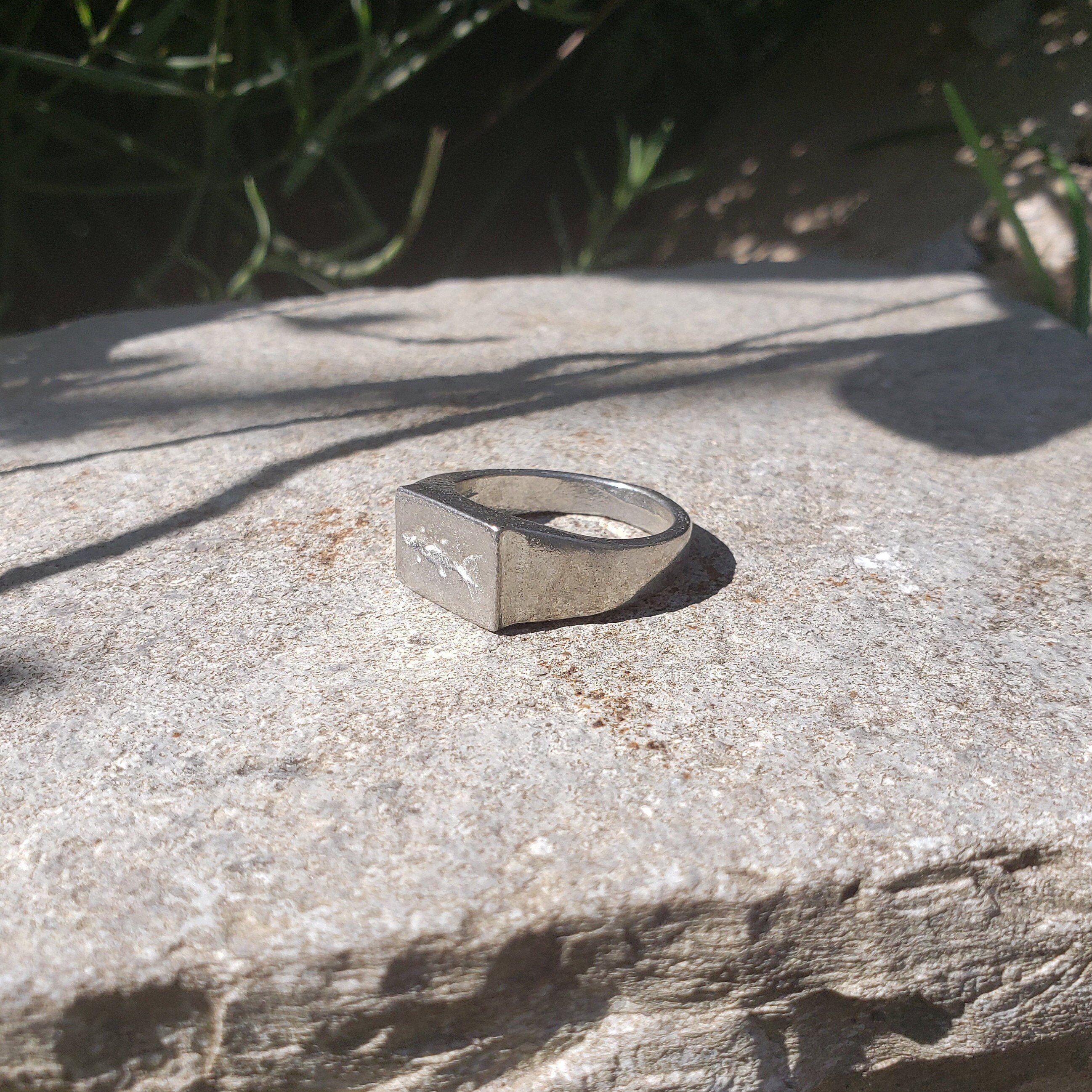 Mackerel Wax Seal Signet Ring - Etsy