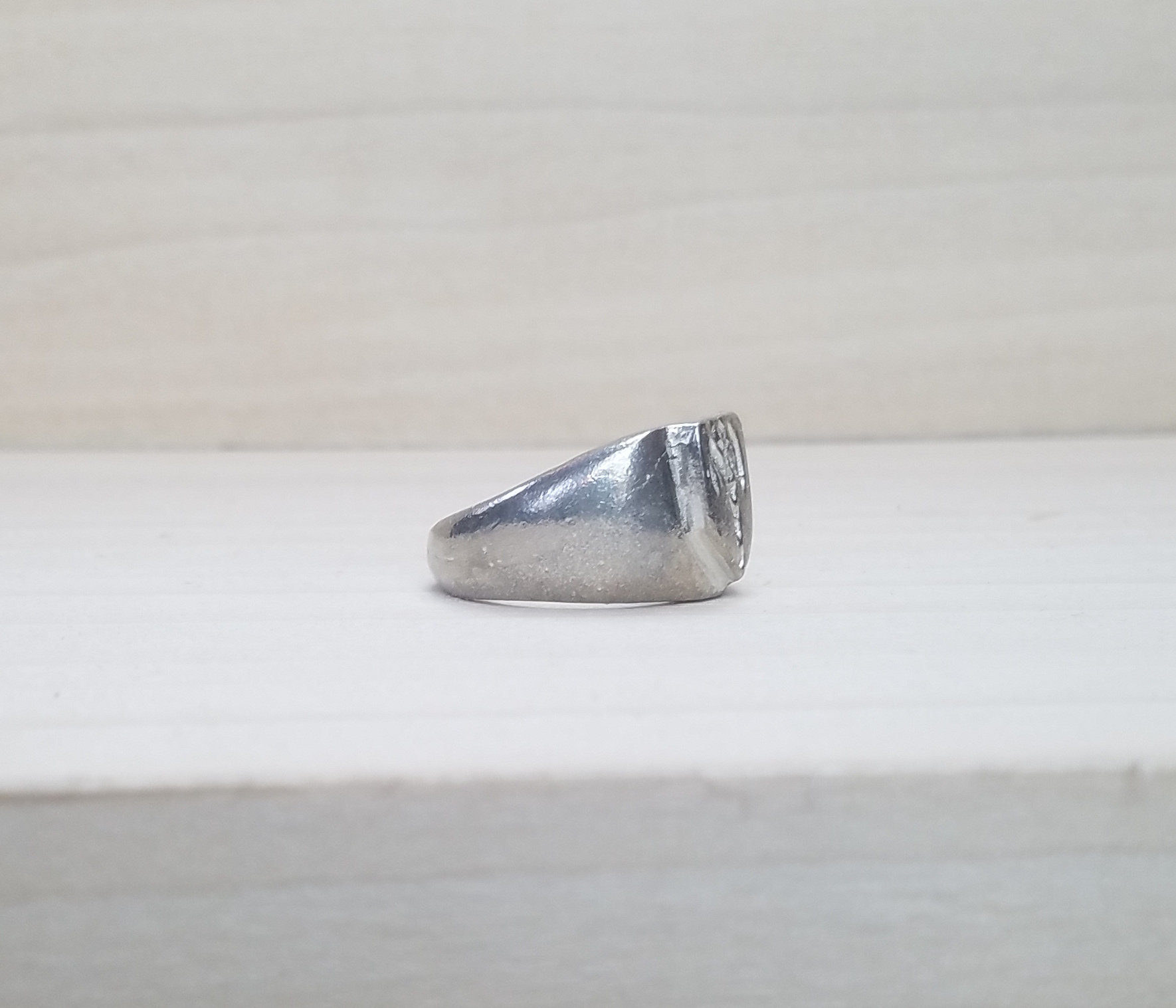 Bat-tle Axe Wax Seal Signet Ring - Etsy