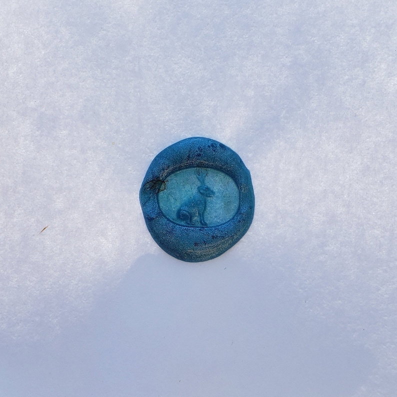 Bunny Rabbit Wax Seal Signet Ring | Etsy