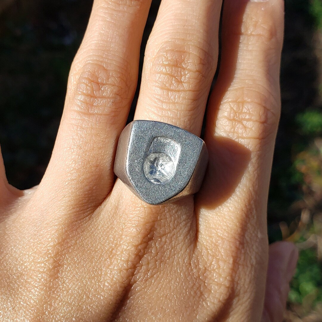 Baseball Cap Wax Seal Signet Ring - Etsy