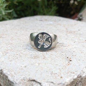 Sphinx Wax Seal Signet Ring - Etsy