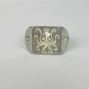 Octopus Wax Seal Signet Ring - Etsy