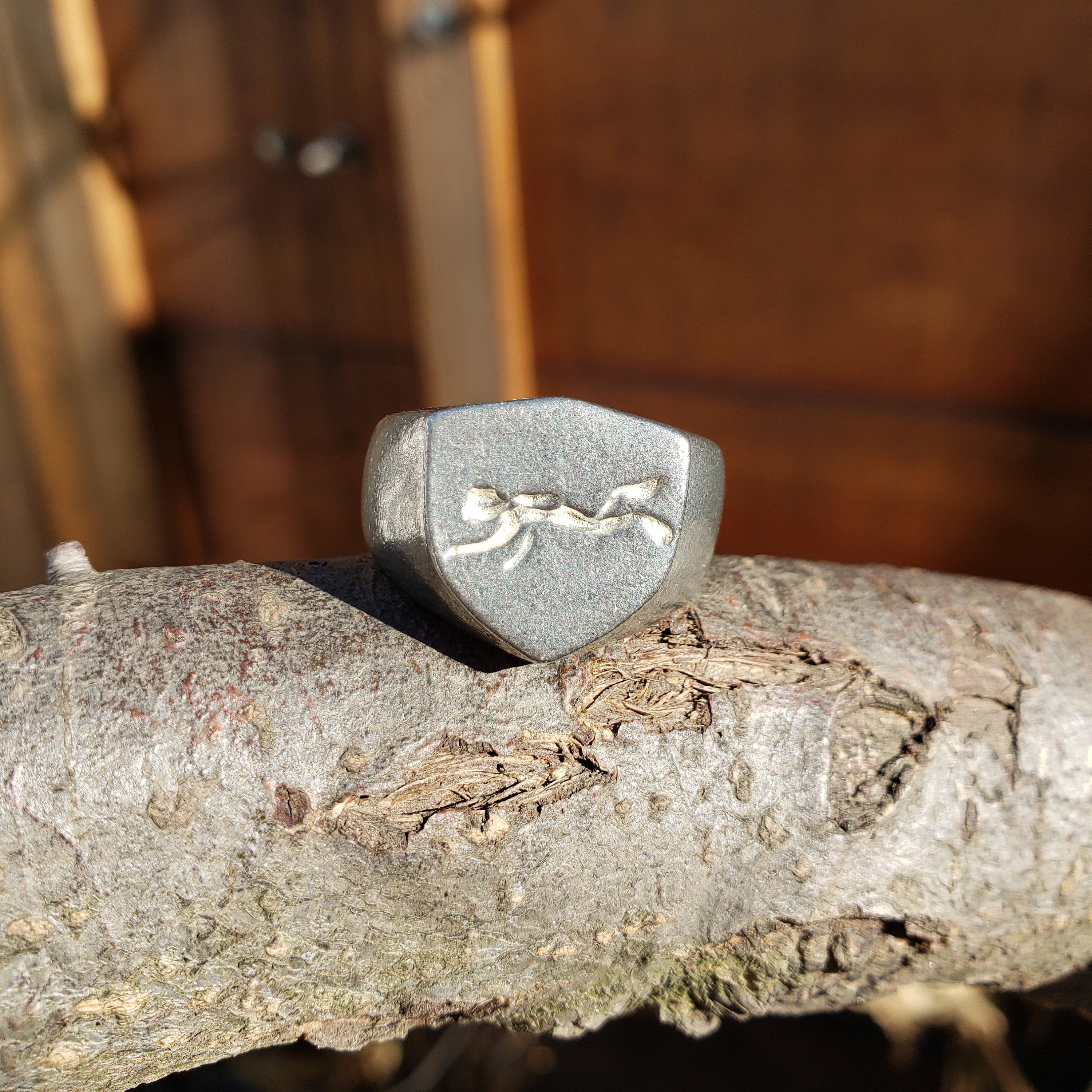 Scuba Diver Wax Seal Signet Ring - Etsy