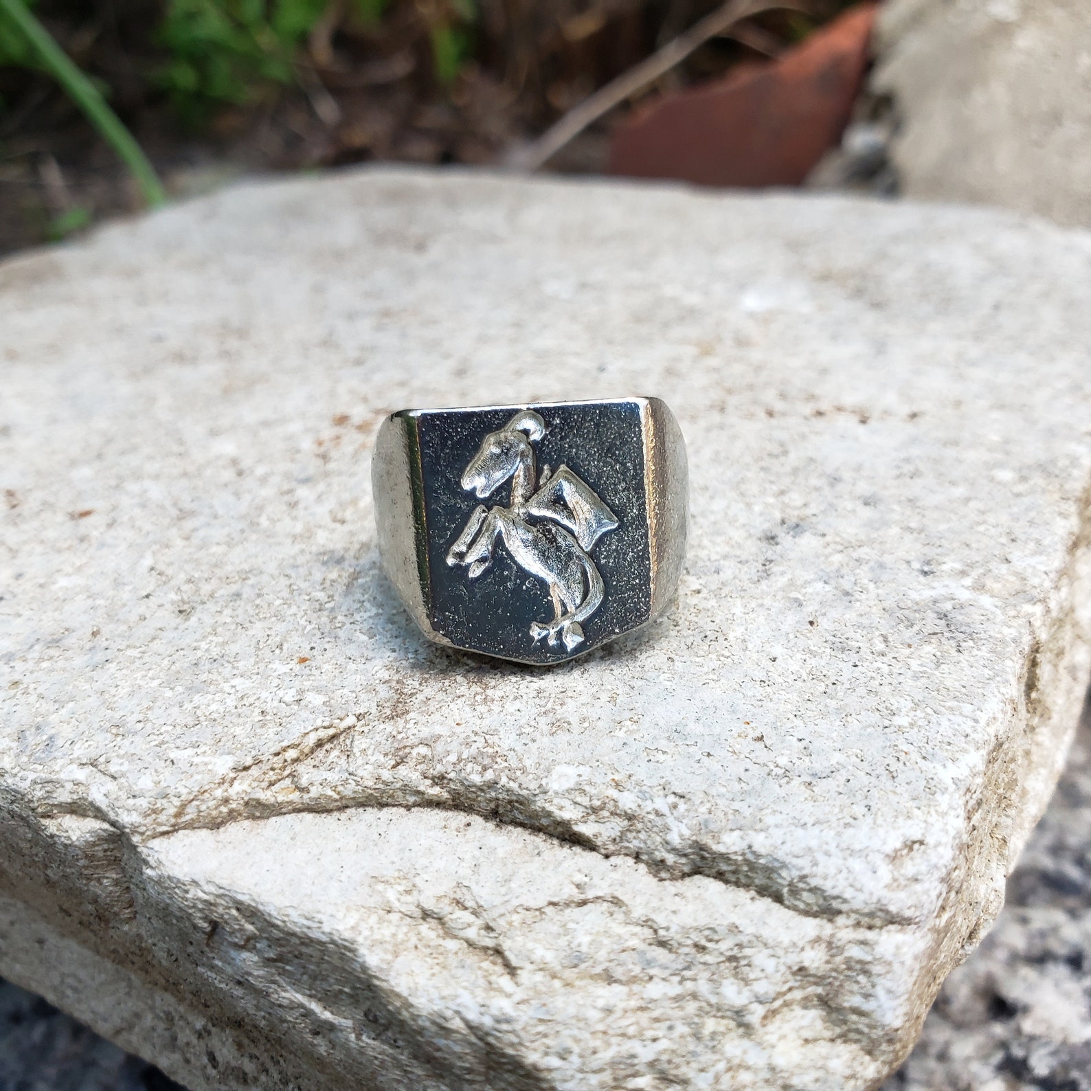 Jersey Devil Wax Seal Signet Ring - Etsy