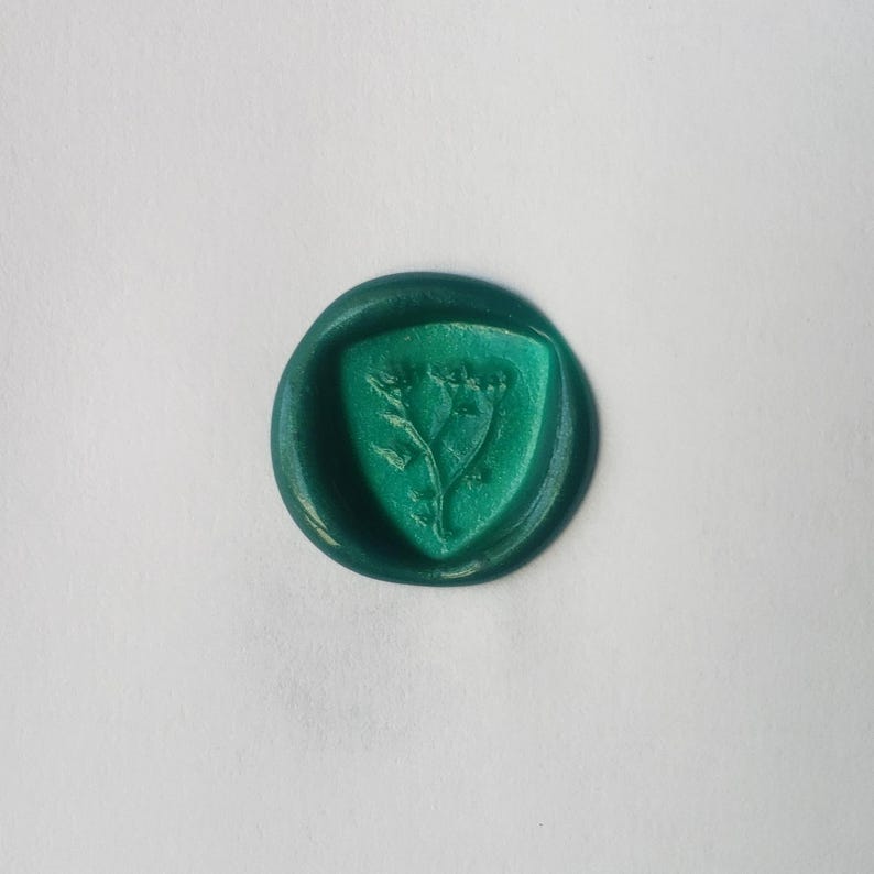 Yarrow Wax Seal Signet Ring - Etsy