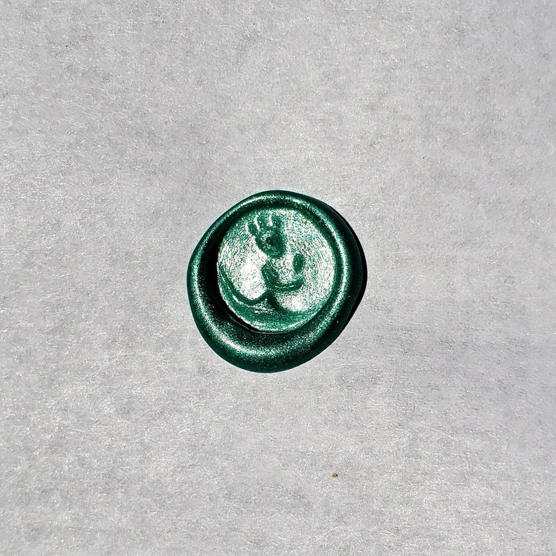 Alien princess wax seal signet ring | Etsy