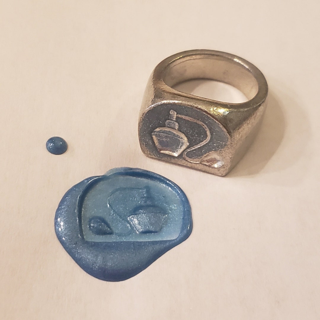 Perfume Hose Wax Seal Signet Ring - Etsy