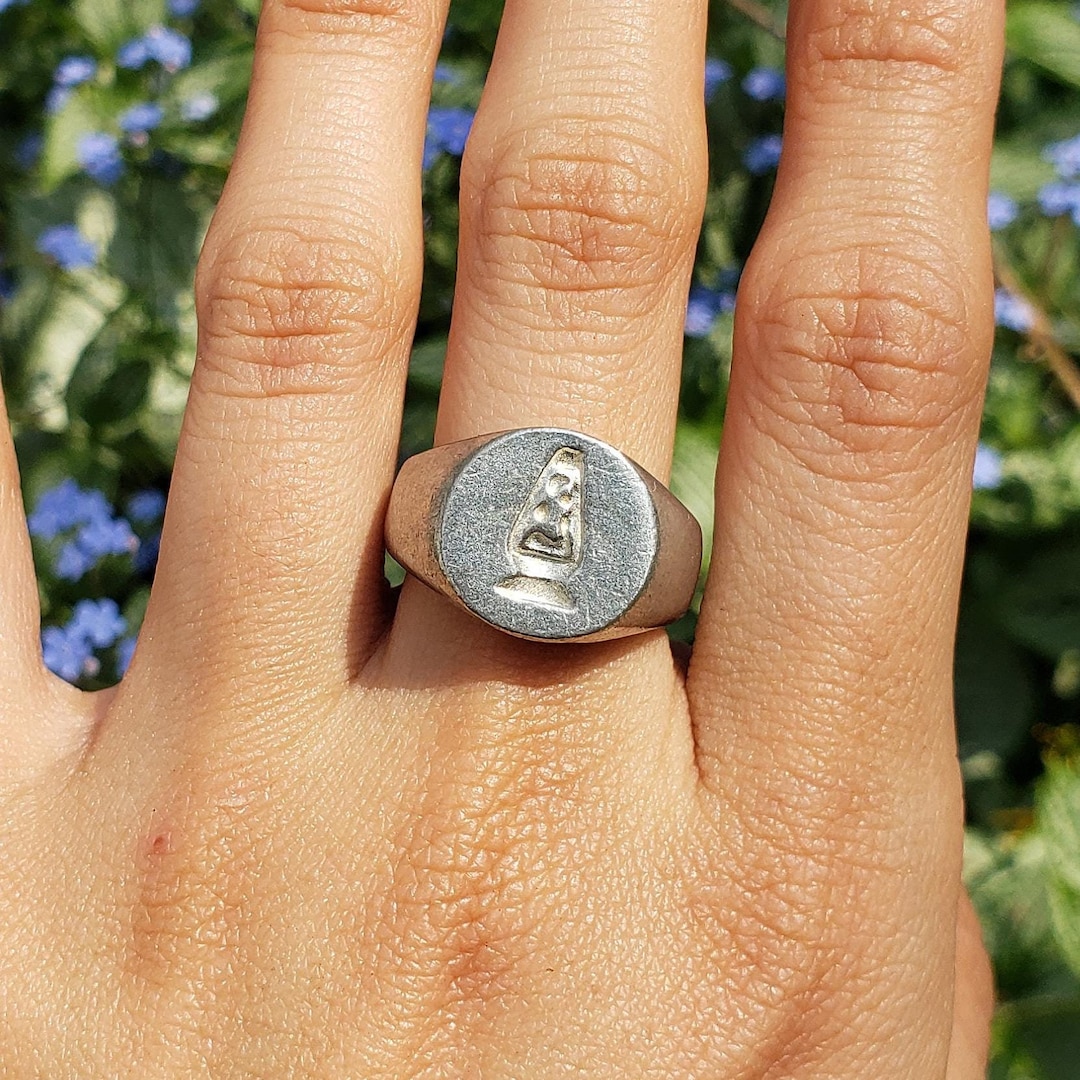 Lava Lamp Wax Seal Signet Ring - Etsy