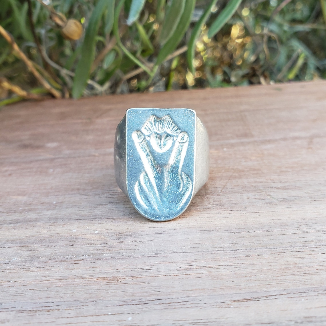 Cunnilingus Hand Sign Wax Seal Signet Ring - Etsy Canada