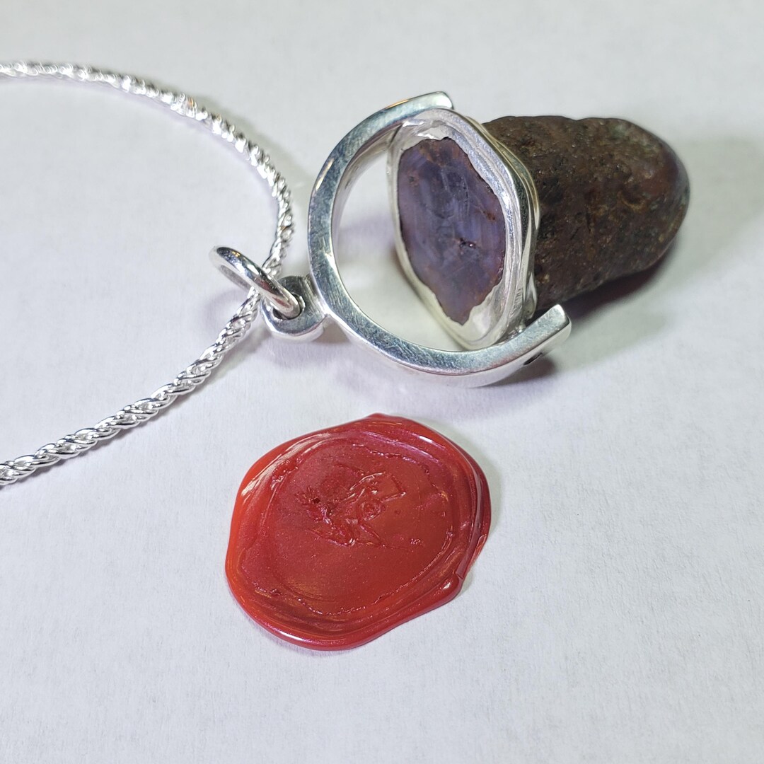 Raw Star Ruby Witch Tower Pendant - Etsy