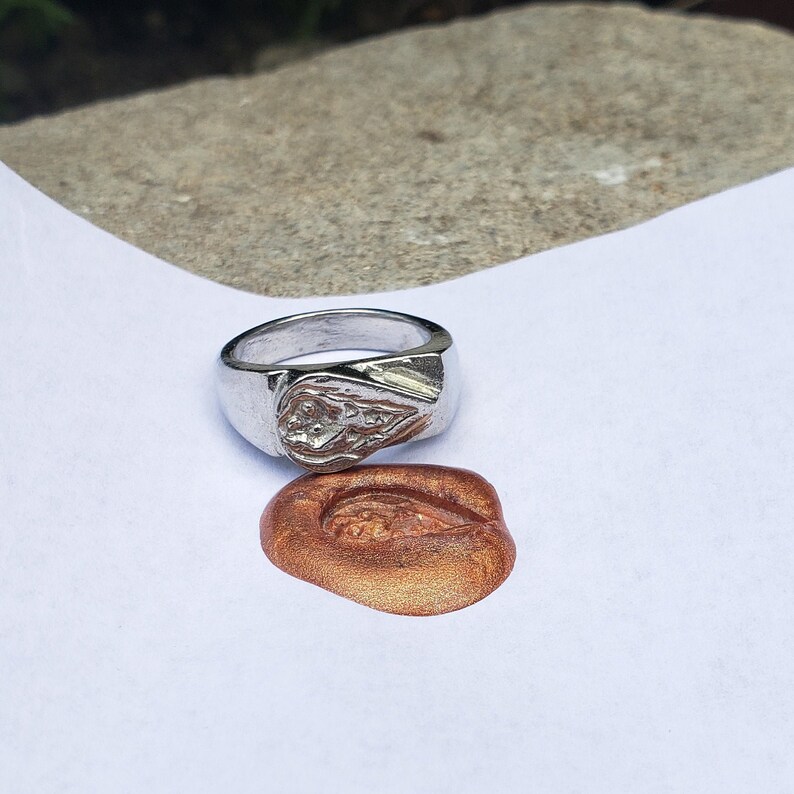 Comet Wax Seal Signet Ring - Etsy
