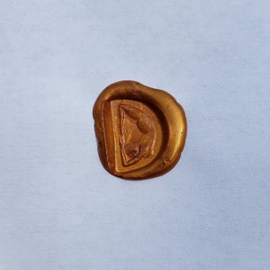 Body Letter "d" Wax Seal Signet Ring - Etsy