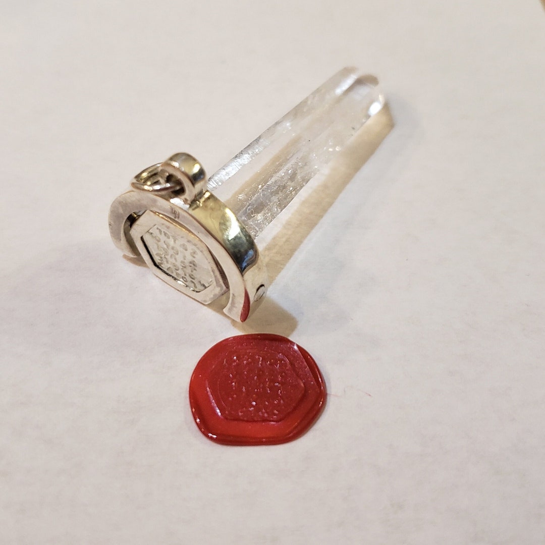 Sator Square Quartz Crystal Tower Pendant - Etsy