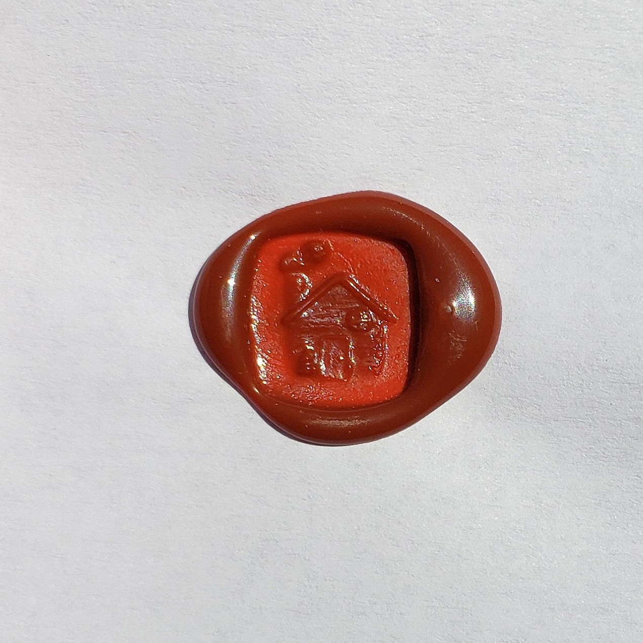 Home wax seal signet ring | Etsy