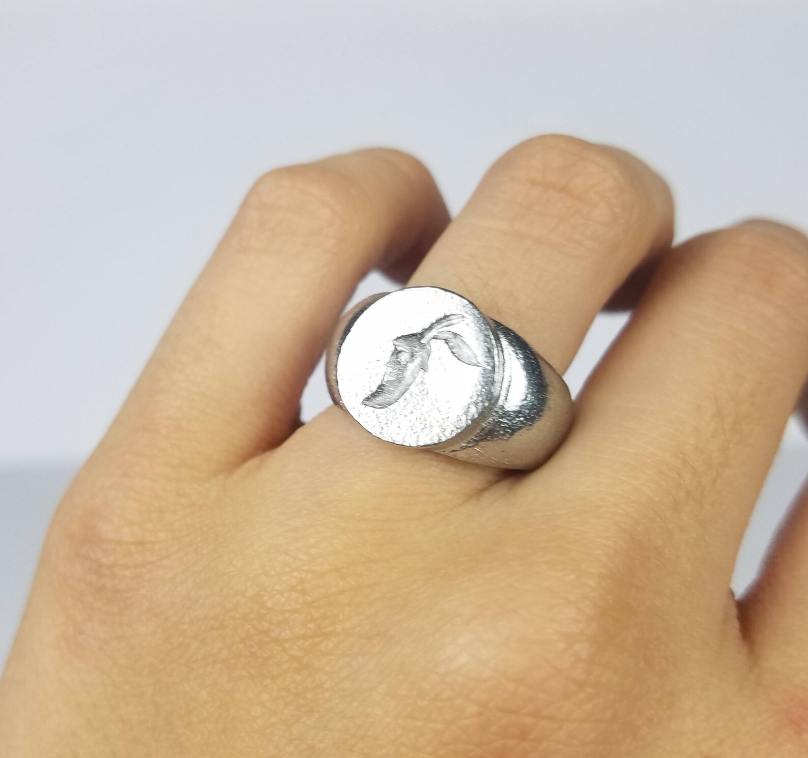 Chili Pepper Wax Seal Signet Ring - Etsy
