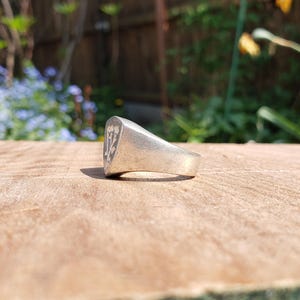 Yarrow Wax Seal Signet Ring - Etsy