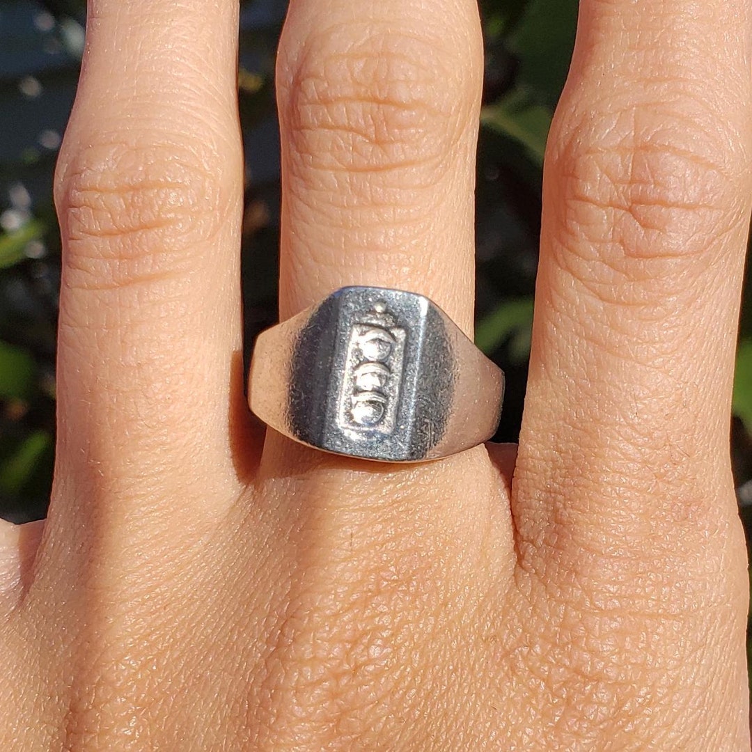 Traffic Light Wax Seal Signet Ring - Etsy