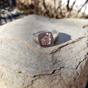 Home Wax Seal Signet Ring - Etsy