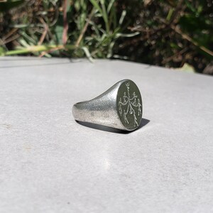Maypole Wax Seal Signet Ring - Etsy