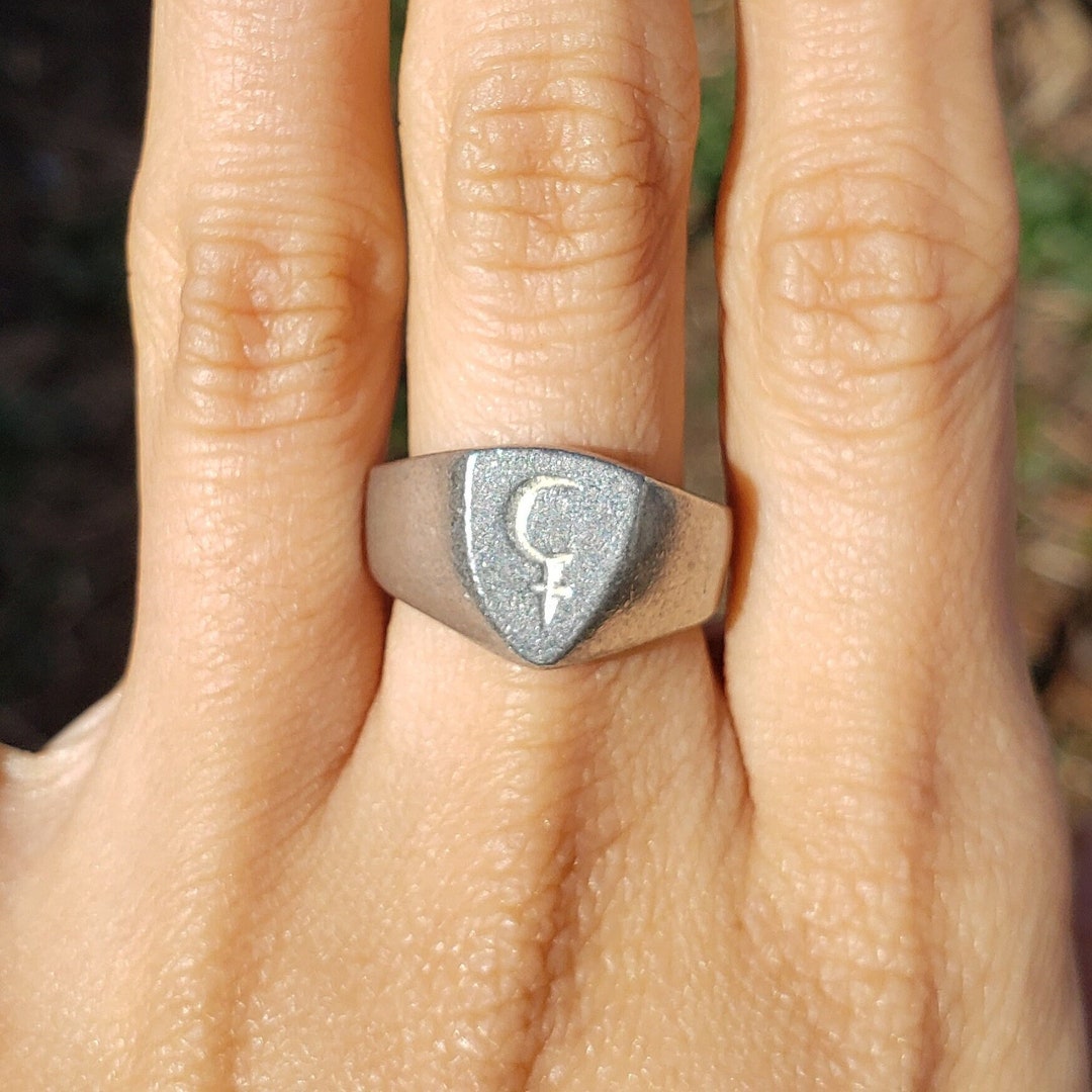 Ceres Sign Wax Seal Signet Ring - Etsy