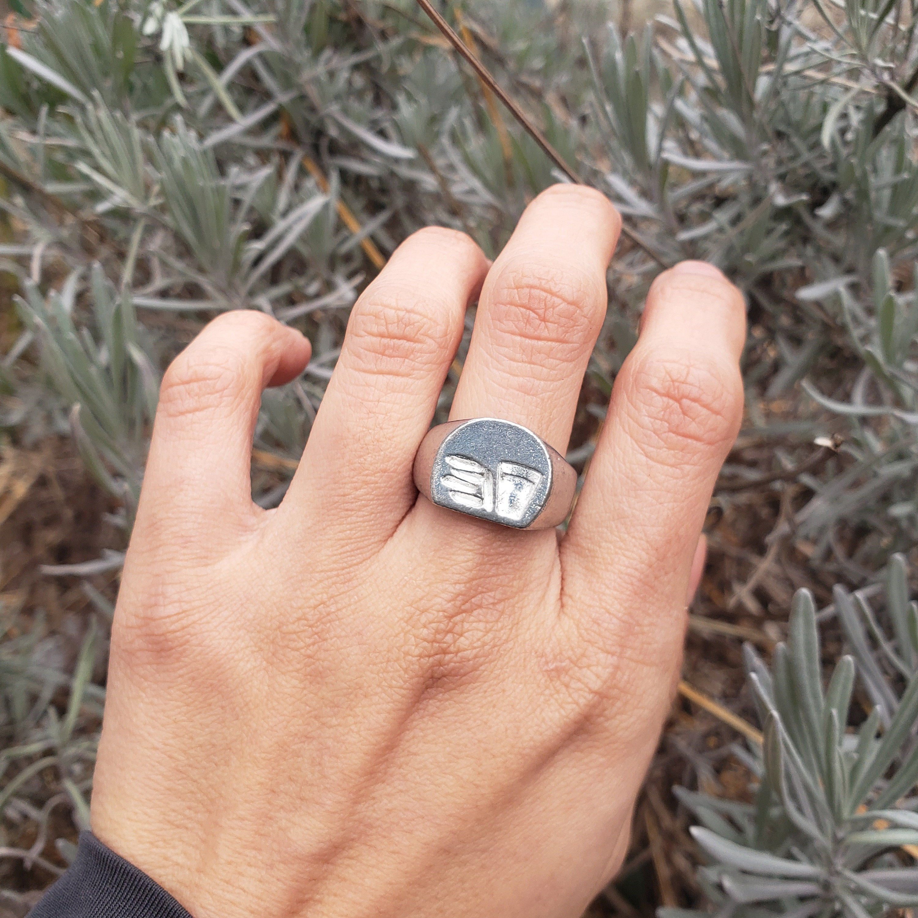 Milk N' Cookies Wax Seal Signet Ring - Etsy