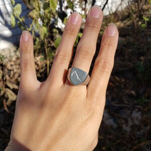 Scythe Wax Seal Signet Ring - Etsy