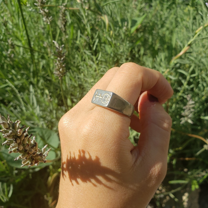 John Dee's Hieroglyph Signet Ring - Etsy