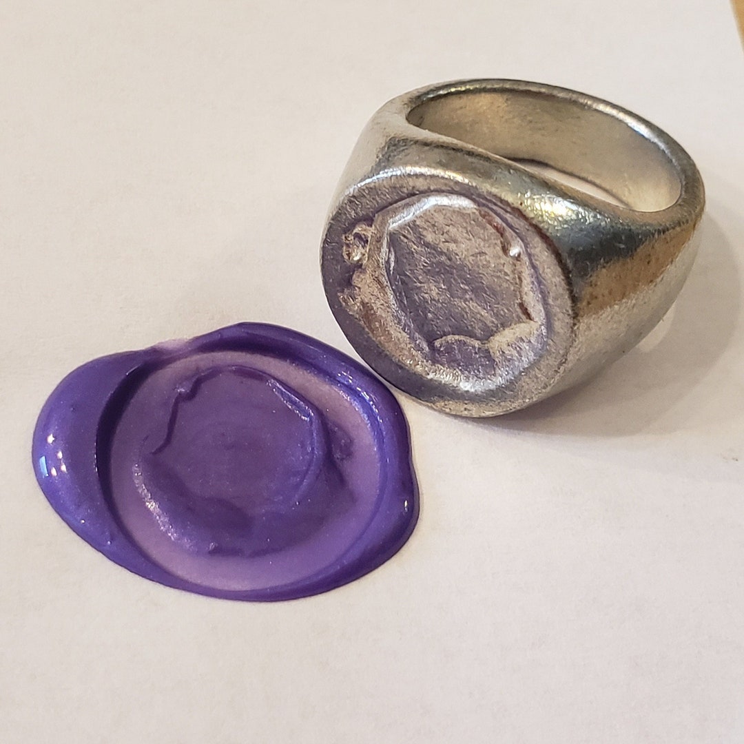 Body Letter "o" Back Bend Wax Seal Signet Ring - Etsy