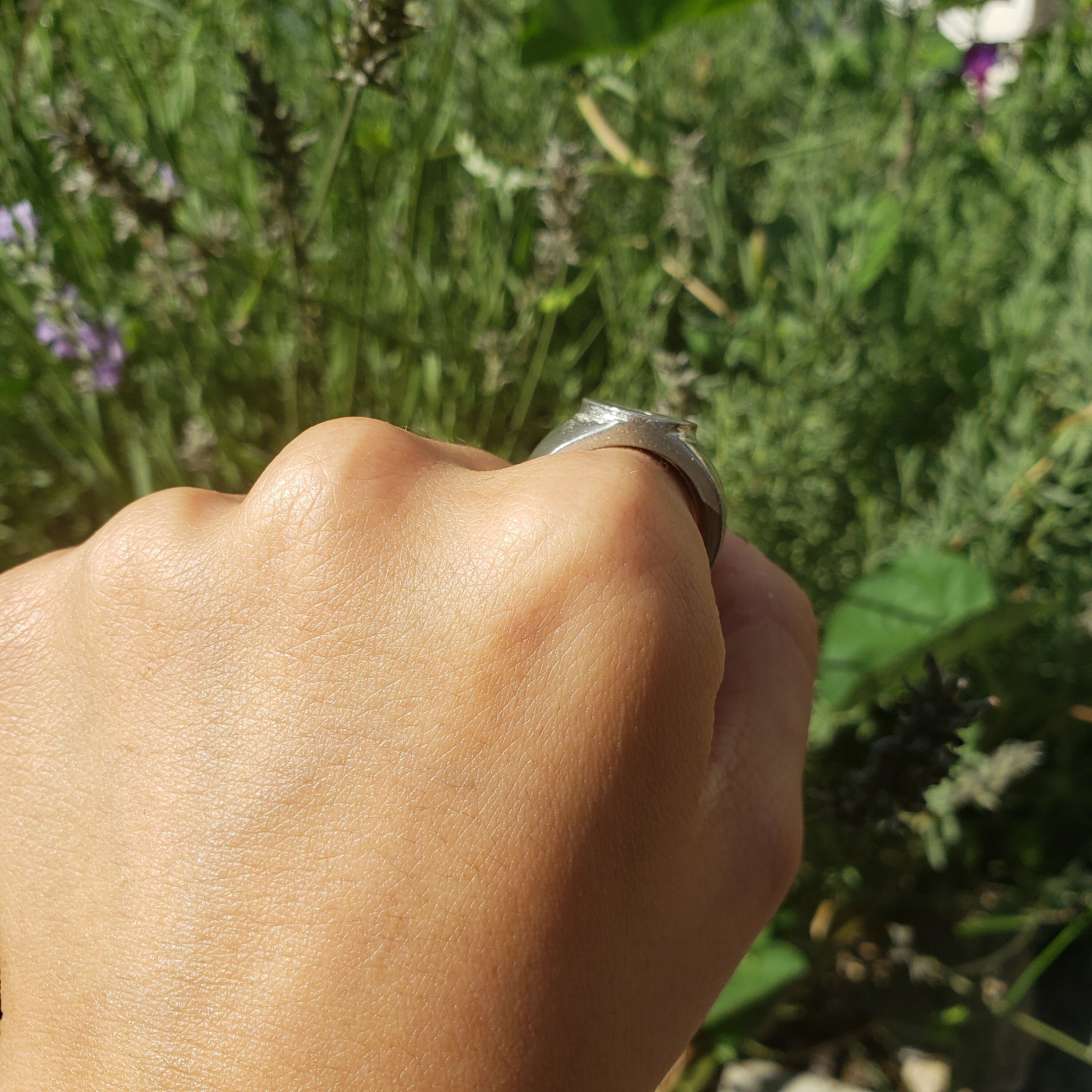 Bubble tea wax seal signet ring | Etsy