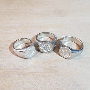 Wreath Wax Seal Signet Ring - Etsy