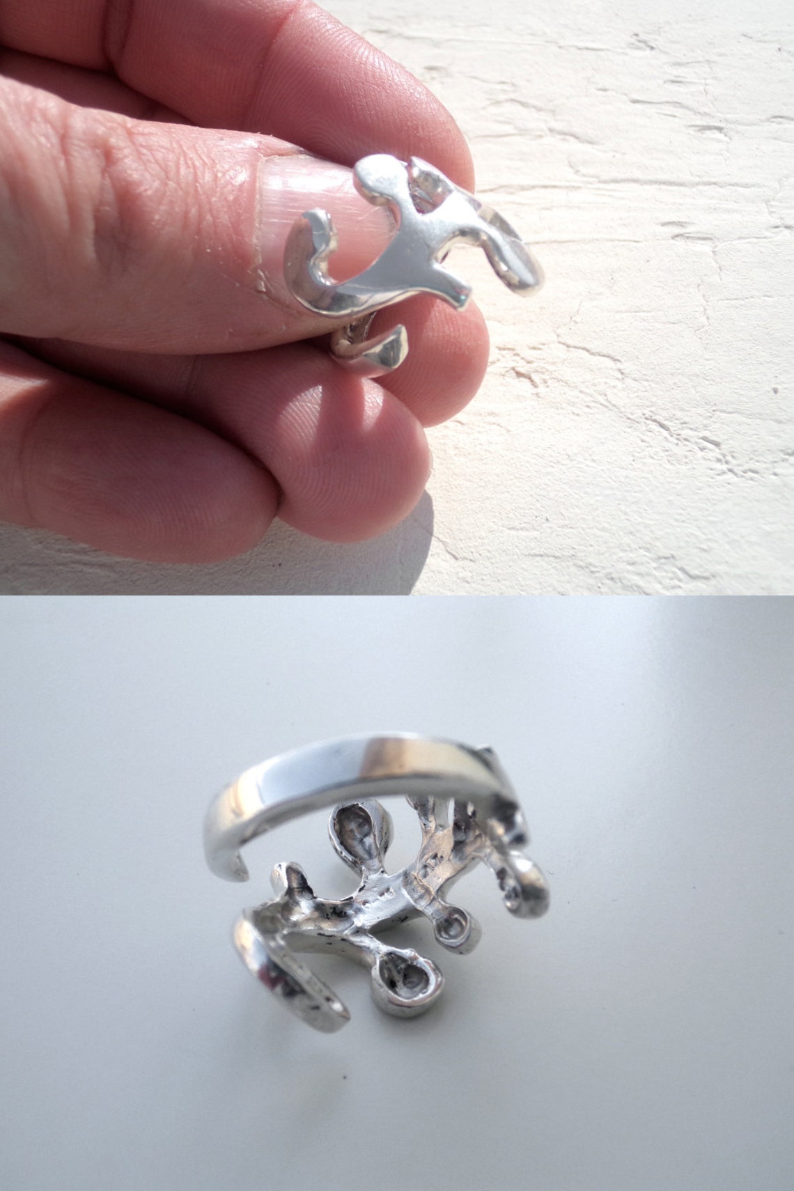 Mimosa Ring boho Ring adjustable Ring 925 Sterling Silver Ring hippie Ring indian Ring tibetan ...