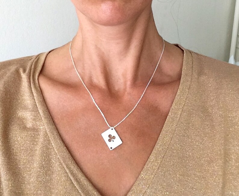 Club Necklace | Authentic Necklace |club Symbol Pendant |trefle ...