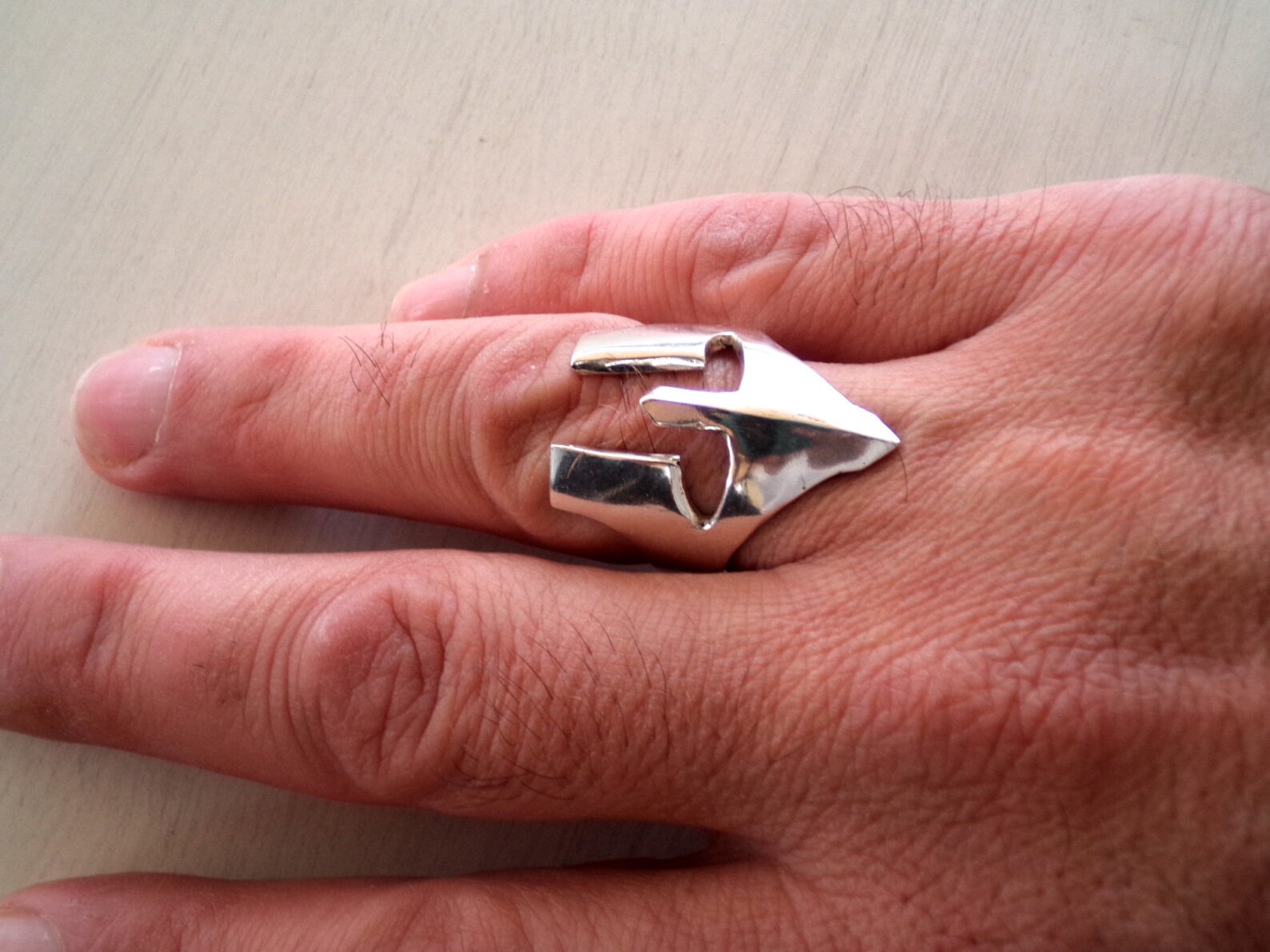 300 Spartan Helmet Ring |spartan Warrior Ring |300 Ring |mens Jewelry ...