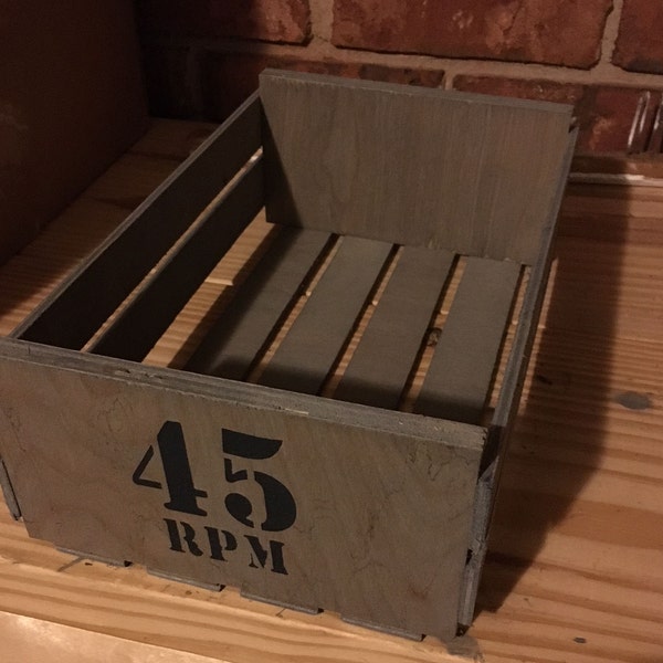45 Record Box - Etsy