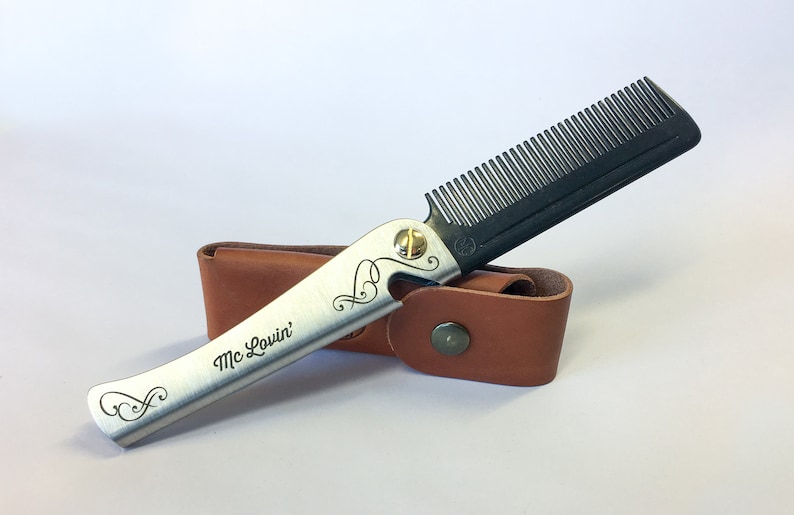 Personalised 'carbon' Man Comb - Etsy