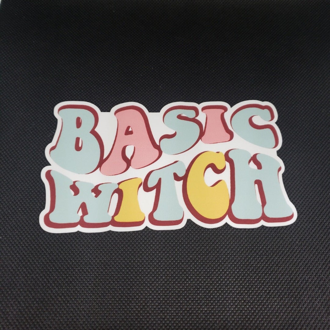 Pastel Basic Witch Sticker - Etsy