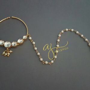 Indian Jewelry Nose Ring Sabyasachi Bridal Nath Without Piercing Clip ...