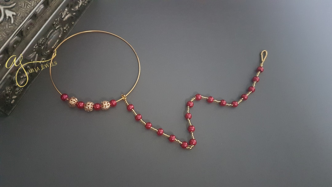 Indian Jewelry Nosering Nath, Bridal Nose Piercing Sabyasachi Adaa ...