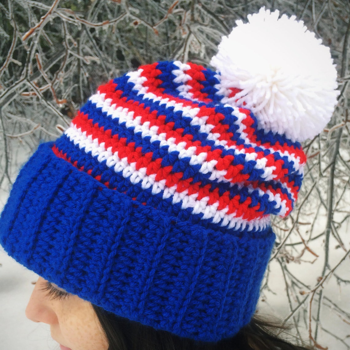 Detroit Red Wings Inspired Hat, Handmade NHL Hockey Team Gift, White ...