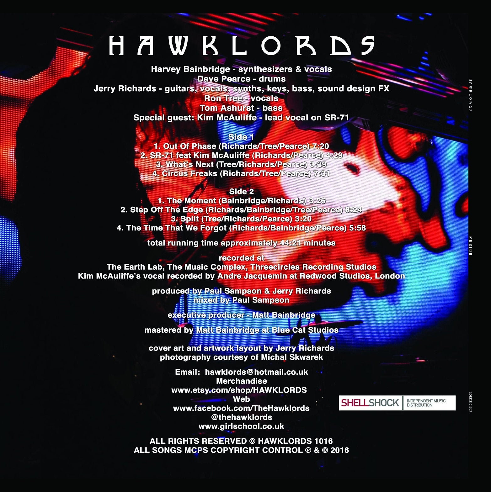 LP VINYL - Hawklords FUSION Album 2016 - Etsy UK