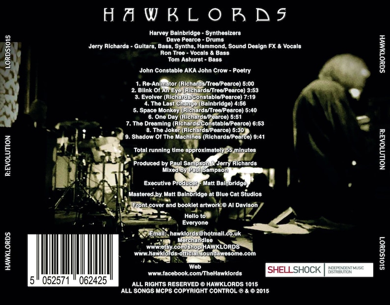 CD - R:EVOLUTION by Hawklords 2015 - Etsy UK